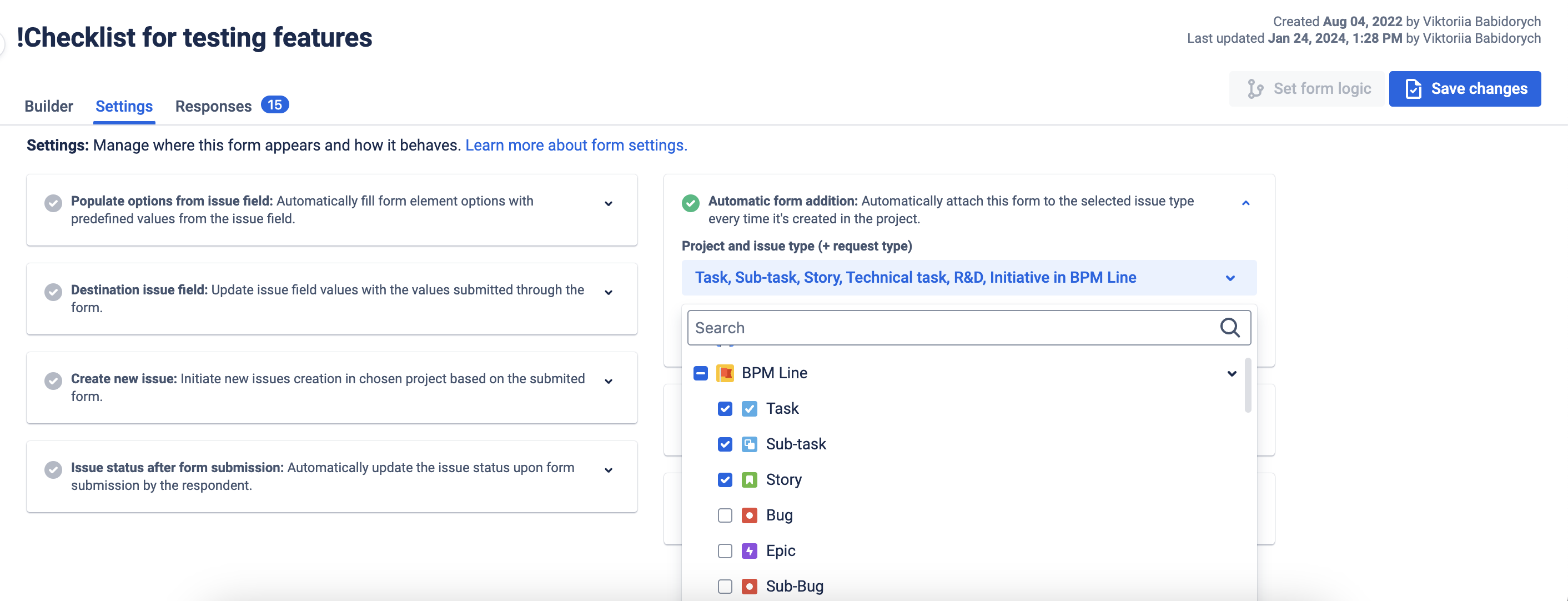 Organizing Jira Workflows with Smart Forms for Jira and Issue Creator ... Organizing Jira Workflows with Smart Forms for Jira and Issue Creator ...